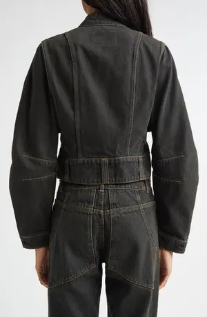 Eckhaus Latta Signal Denim Zip Jacket