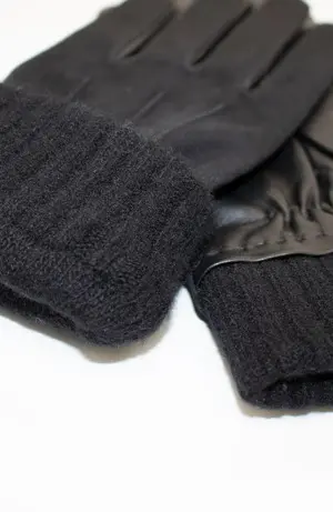 Portolano Suede And Nappa Leather Gloves