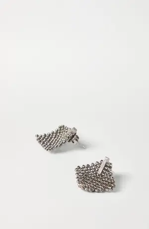Brunello Cucinelli Sterling Monili Earrings
