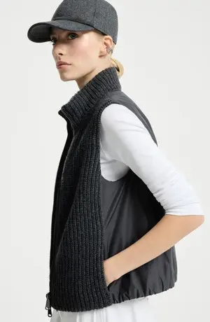 Brunello Cucinelli Cashmere Down Vest