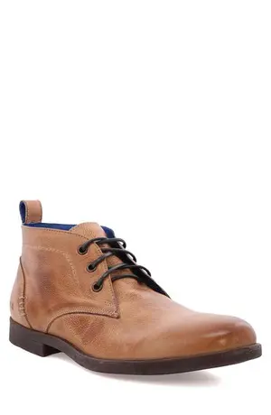 Bed Stu Illiad Plain Toe Lace-up Boots - Tan Rustic
