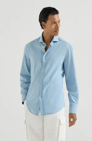 Brunello Cucinelli Chambray Shirt