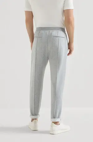 Brunello Cucinelli Double Cloth Trousers - Medium Grey