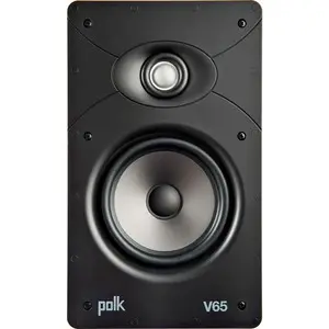 POLK AUDIO V65 6.5" Vanishing In Wall Speakereach - White