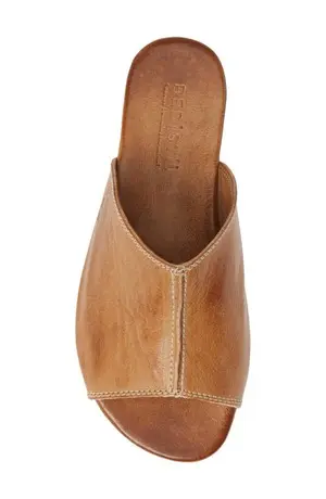 Bed Stu Fairlee Ii Platform Slide Sandal - Tan Rustic