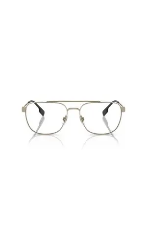 Burberry 57mm Square Optical Glasses - Gold