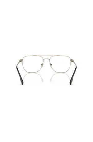 Burberry 57mm Square Optical Glasses - Gold