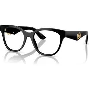Dolce & Gabbana 53mm Phantos Optical Glasses - Black