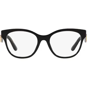 Dolce & Gabbana 53mm Phantos Optical Glasses - Black