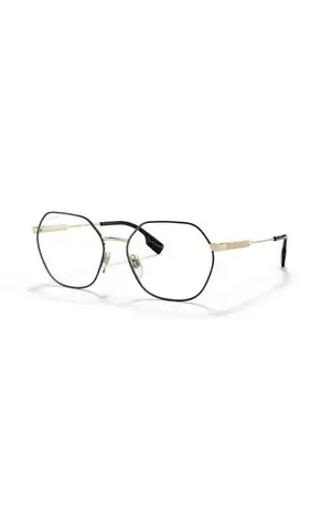 Burberry 54mm Irregular Eyeglasses - Black