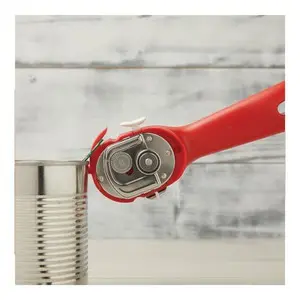 KUHN RIKON Auto Safety Lid Lifter Can Opener - Red