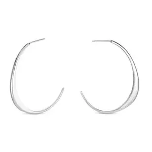 NABS AND BABS Sterling Sculptural Hoop Earrings