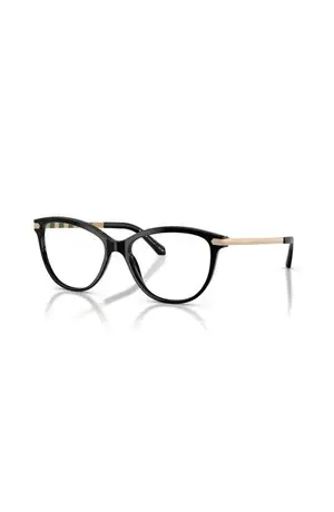 Burberry 52mm Square Optical Glasses - Black