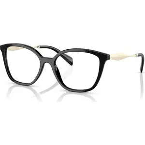 Prada 54mm Butterfly Optical Eyeglasses - Black