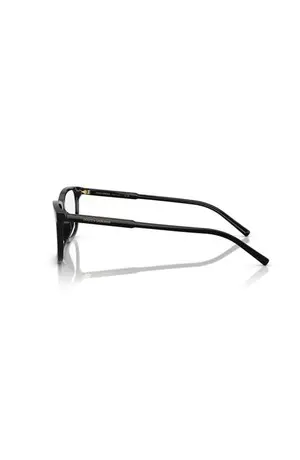 Dolce & Gabbana 55mm Rectangle Eyeglasses - Black