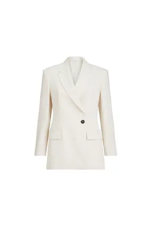 Brunello Cucinelli Couture Twill Blazer - Milk