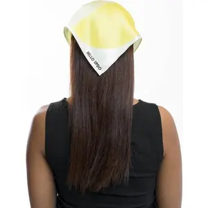 HELLO UPDO 100% Silk Head Scarf - Yellow