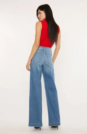 KANCAN Becca Ultra High Rise Wide Leg Trousers