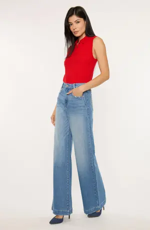 KANCAN Becca Ultra High Rise Wide Leg Trousers