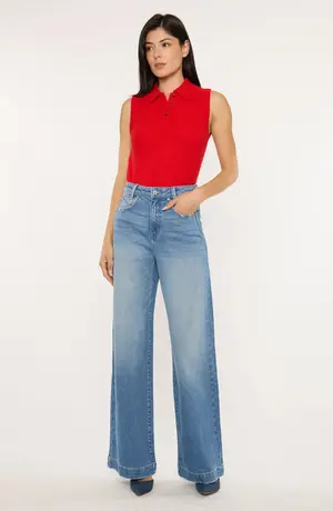 KANCAN Becca Ultra High Rise Wide Leg Trousers