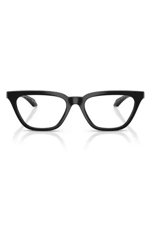 Versace Cat Eye Optical Glasses - Black