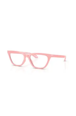 Versace 53mm Cat Eye Optical Glasses - Pink