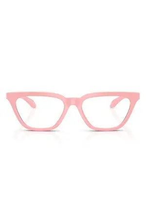 Versace 53mm Cat Eye Optical Glasses - Pink