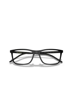 Dolce & Gabbana 53mm Rectangle Optical Glasses - Black