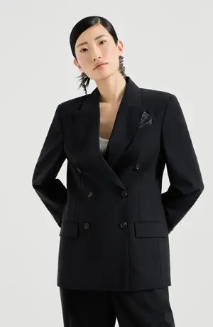 Brunello Cucinelli Blazer With Monili