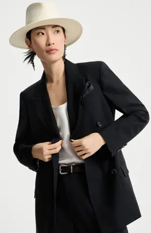 Brunello Cucinelli Blazer With Monili