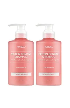 KUNDAL Protein Bonding Care Shampoo Violet Muguet 2 Pack - Pink