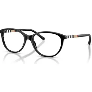 Burberry 52mm Square Full Rim Eyeglasses - Black