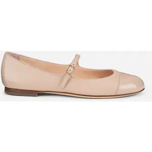Agl Milly Cap Toe Ballet Flat - Beige Nappa