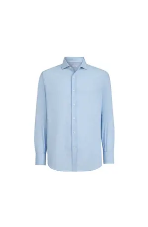 Brunello Cucinelli Oxford Shirt - Azure