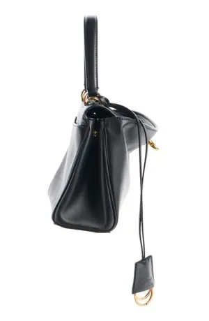 Balenciaga Small Rodeo Leather Hobo Bag - 1000 Black