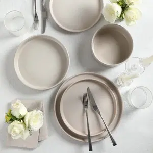 STONE + LAIN Haven Stoneware 4-piece Dinner Plate Set