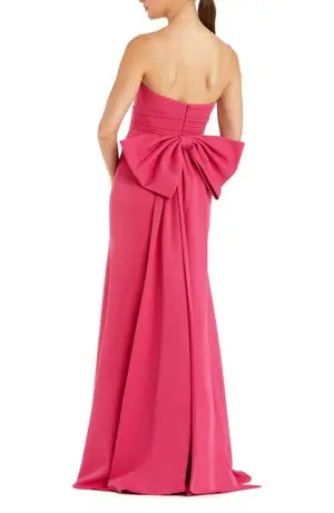 Mac Duggal Strapless Statement Bow Gown