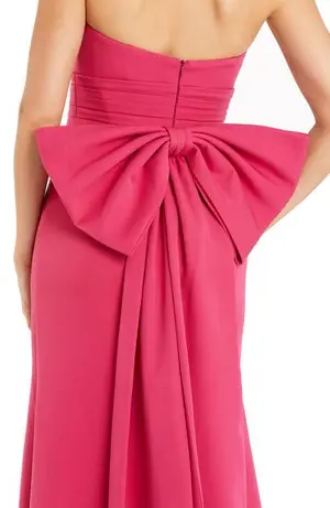 Mac Duggal Strapless Statement Bow Gown