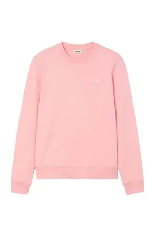 Sandro Heart Patch Crewneck