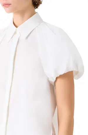 Akris Tech Poplin Button-up Shirt