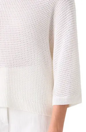 Akris Linen & Cotton Sweater