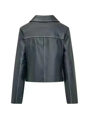 Michael Kors Lamb Leather Blazer