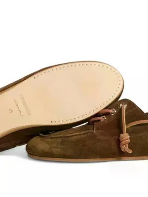 Dsquared2 Suede Boat Shoes - Brown