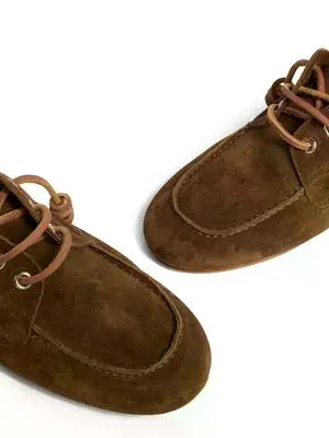 Dsquared2 Suede Boat Shoes - Brown