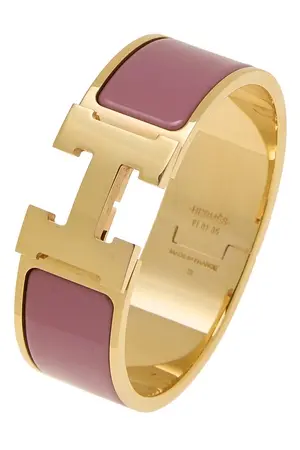 Hermès Clic-clac 'h' Bracelet - Pink