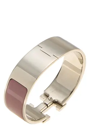 Hermès Clic-clac 'h' Bracelet - Pink