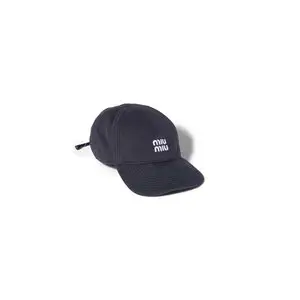Miu Miu Denim Baseball Cap - Navy
