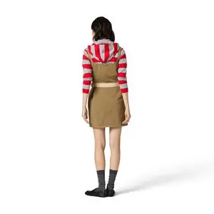 Miu Miu Old Gabardine Mini-dress