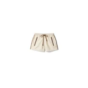 Miu Miu Technical Fabric Shorts - Vanilla