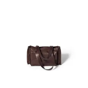 Miu Miu Nappa Leather Shopping Bag - Sienna